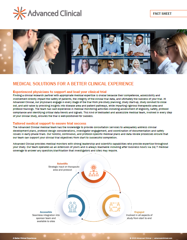 Fact Sheet: Medical Monitoring Services